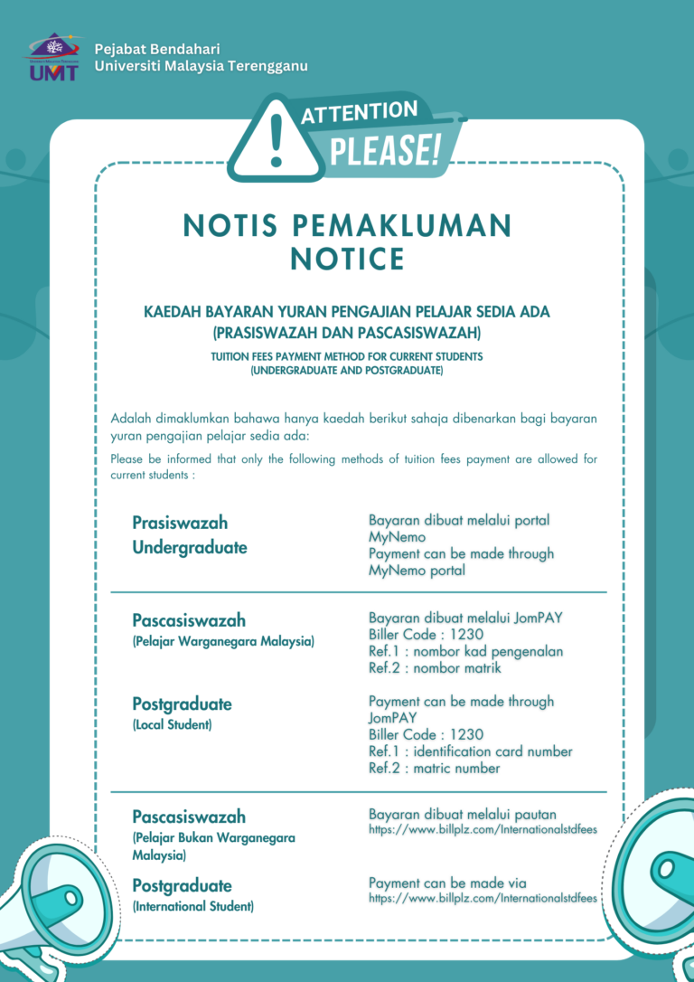 TUITION FEE – POSTGRADUATE MANAGEMENT CENTRE